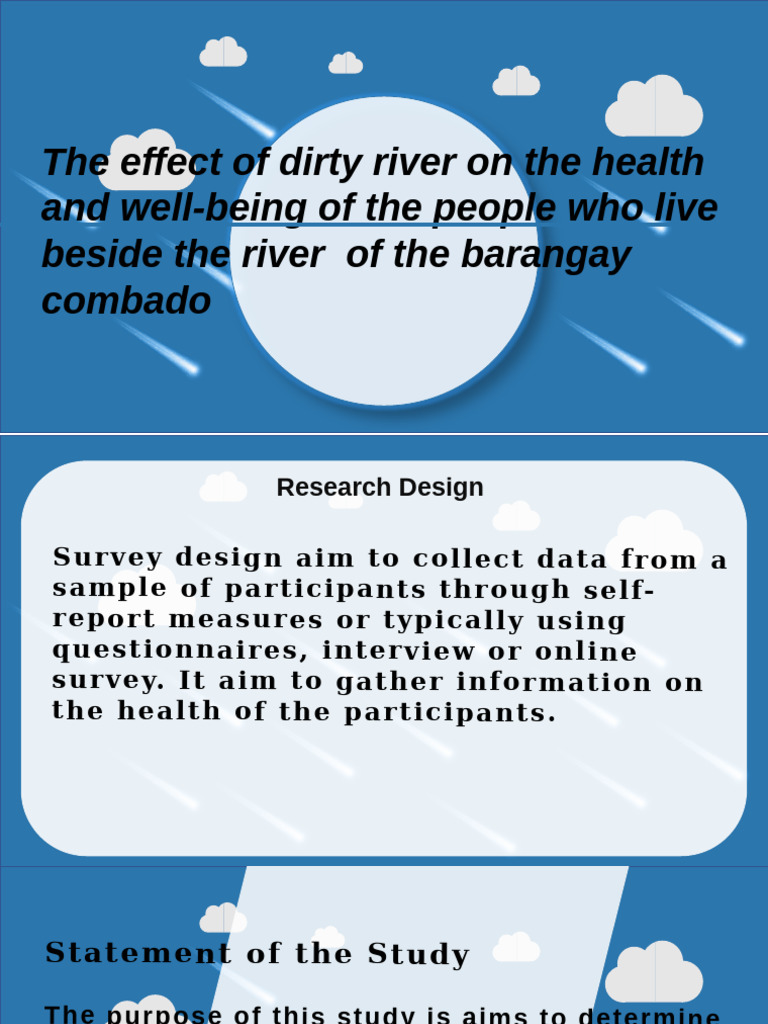 Health Impacts of Combado River Pollution | PDF