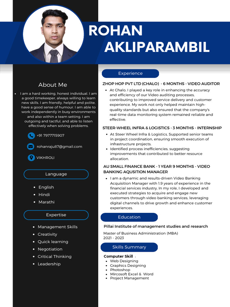 Rohan Resume | PDF | Business