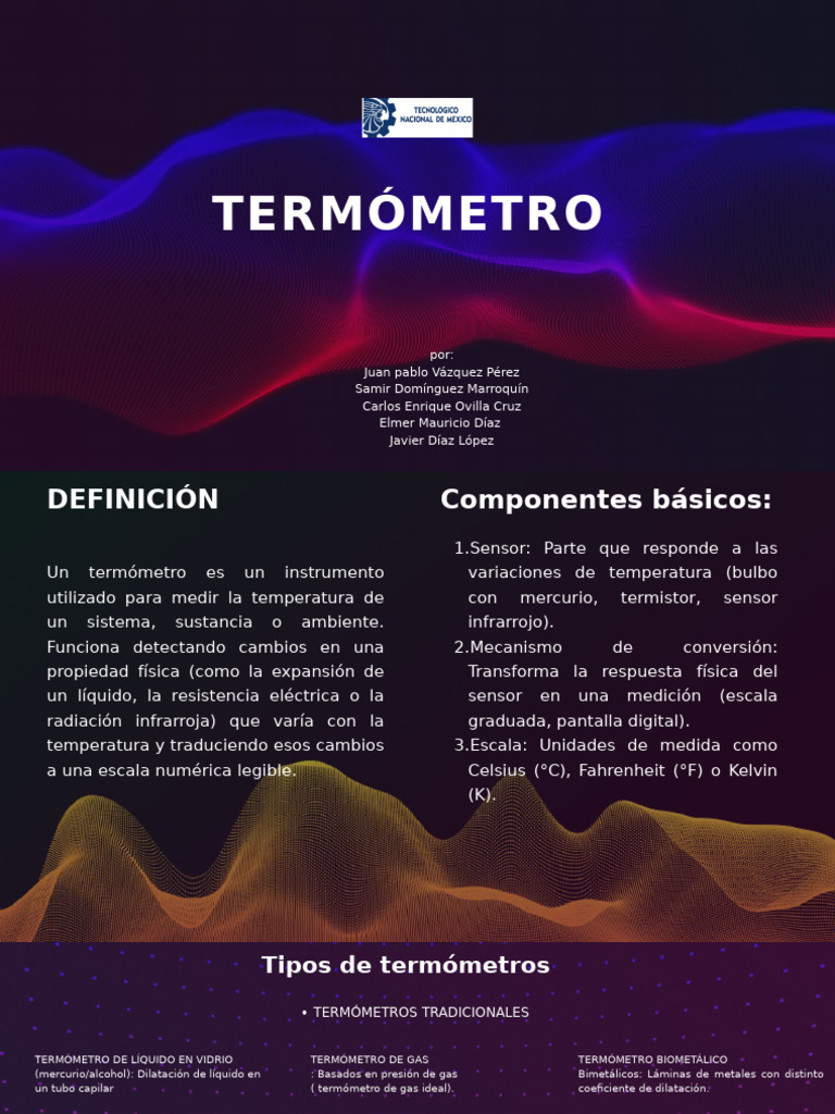 TERMOMETRO | PDF | Termómetro | Temperatura
