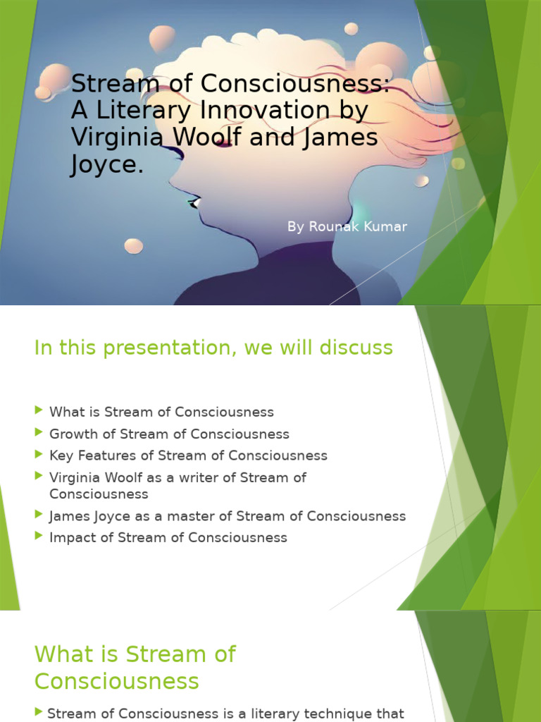 Stream of Consciousness a Literary Innovation by Virginia Woolf and ...
