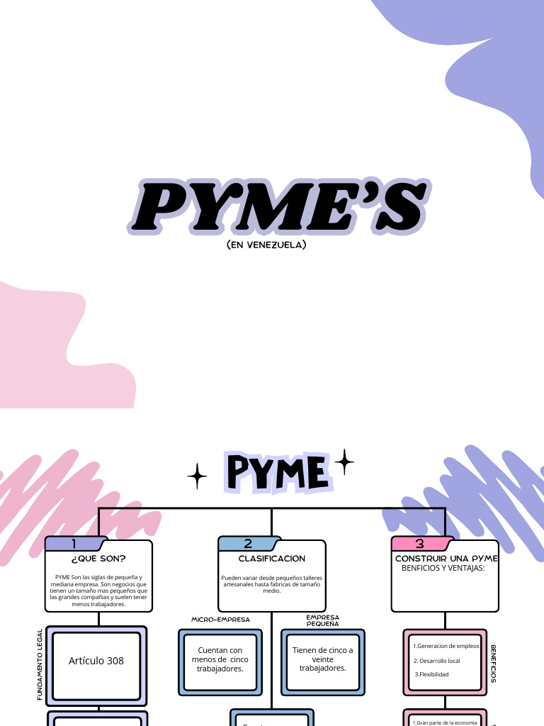 Grafico Mapa Conceptual - ¿Qué Son Las PYMES? | PDF | Pequeñas y ...