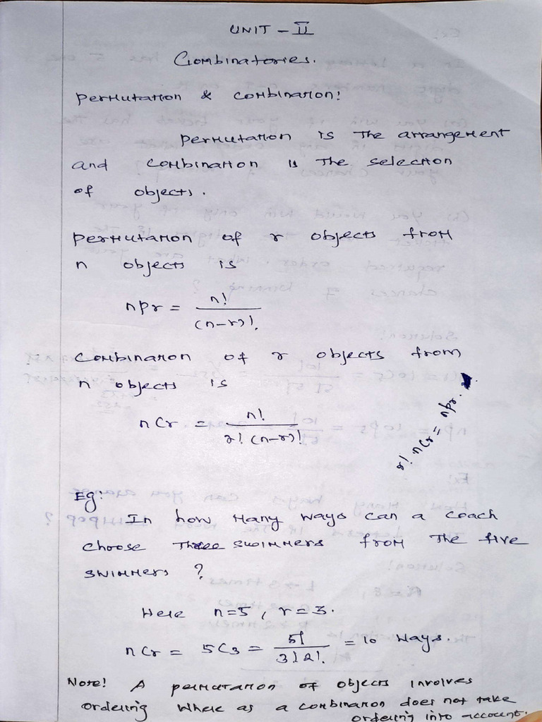 Maths Unit-2 Notes | PDF