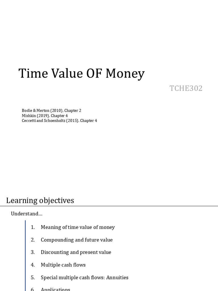 Finance Students' Guide to TVM | PDF | Net Present Value | Internal Rate Of Return