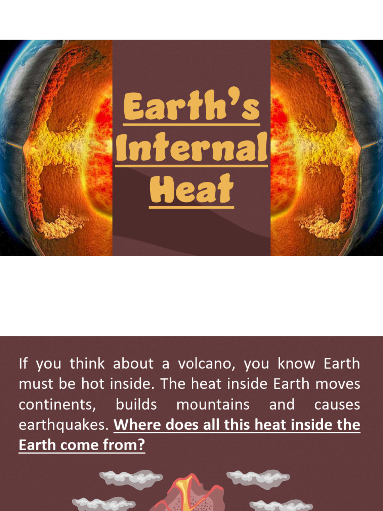Earth's Internal Heat Sources Explained | PDF | Earth | Planetary Core