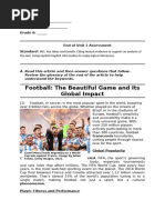 Paragraph On Football - Long and Short Paragraphs | PDF | Association ...