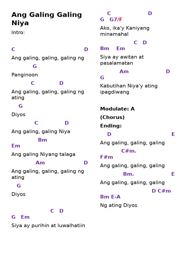 Ang Galing Galing Niya | PDF