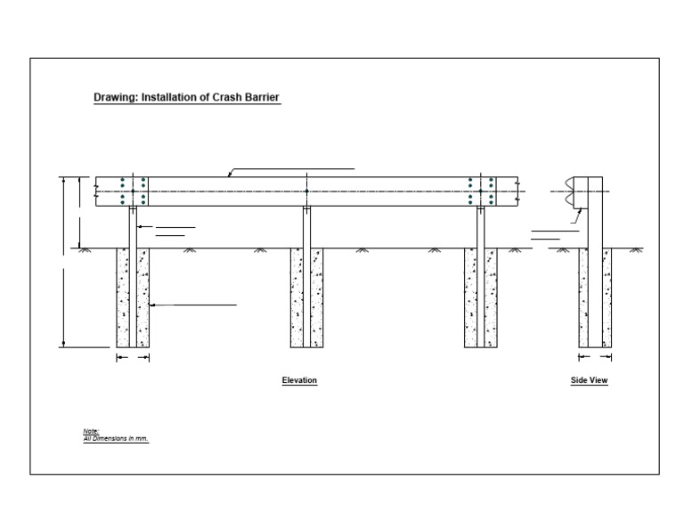 Installation Guide for W-Beam Crash Barriers | PDF