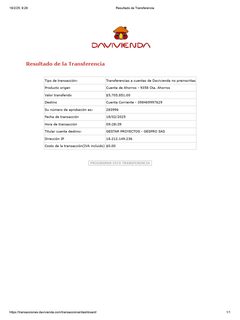 Pago Final Gespro | PDF