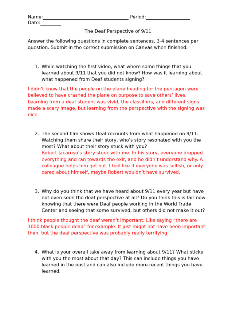 The Deaf Perspective of 911 (1) | PDF