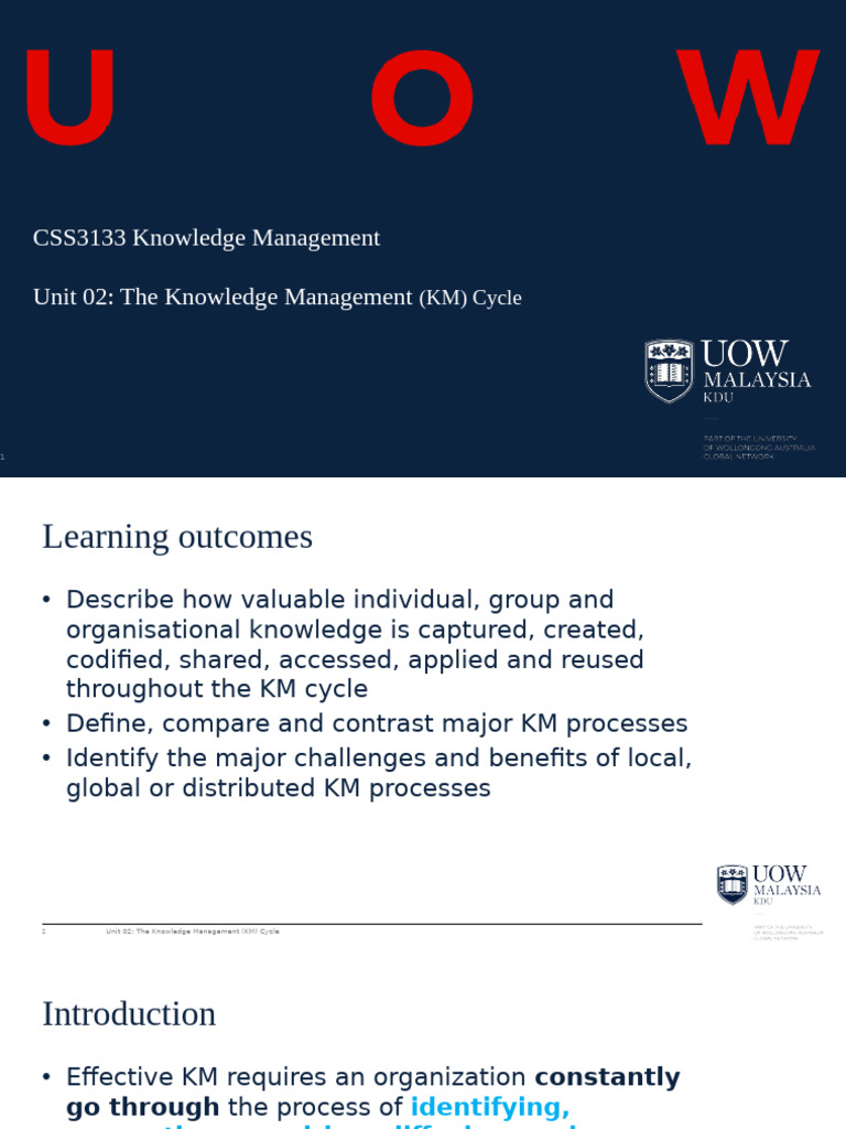 Understanding the Knowledge Management Cycle | PDF | Knowledge Management | Knowledge