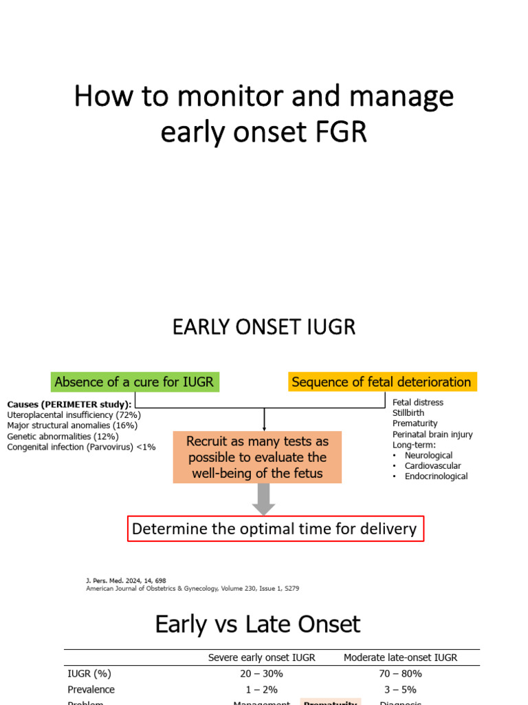 Rima Irwinda - How To Monitor and Manage Early Onset FGR | PDF | Fetus ...