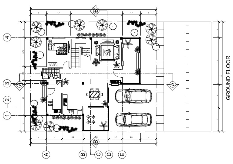 GROUND FLOOR PLAN 1-100 | PDF