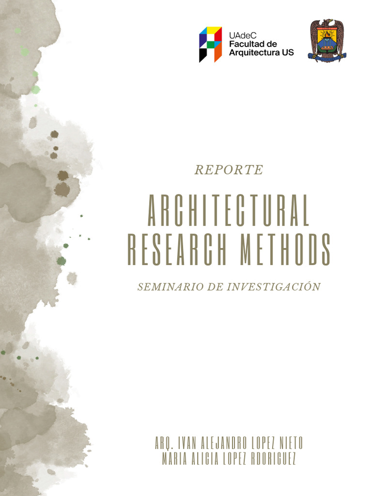 Architectural research methods- reporte reporte | PDF | Diseño ...
