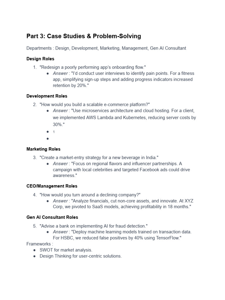 Document Series - Top MNC Interview Questions & Answers 3 | PDF