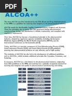 Data Integrity Principles of Alcoa+ | PDF