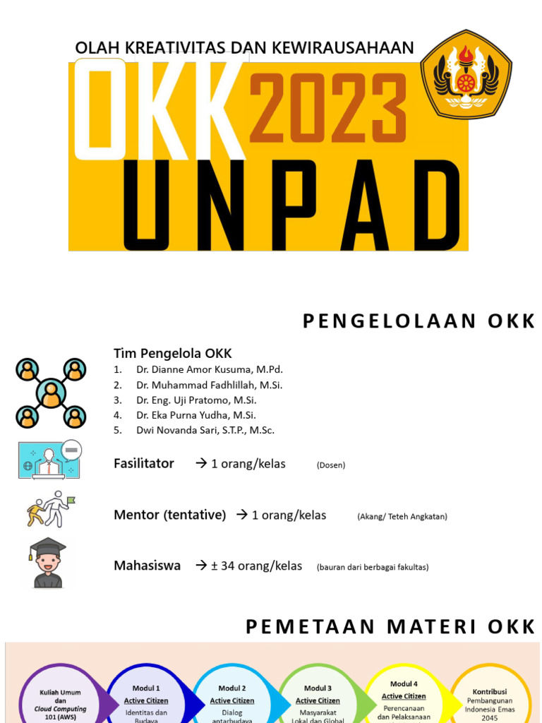 Panduan Teknis OKK UNPAD 2023 | PDF