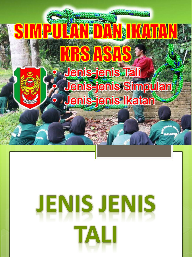 ASAS SIMPULAN DAN IKATAN TALI - KRS | PDF