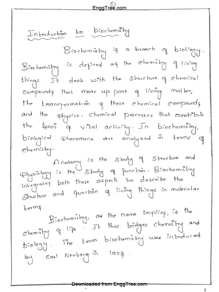 Biomedical Engineering Notes PDF | PDF