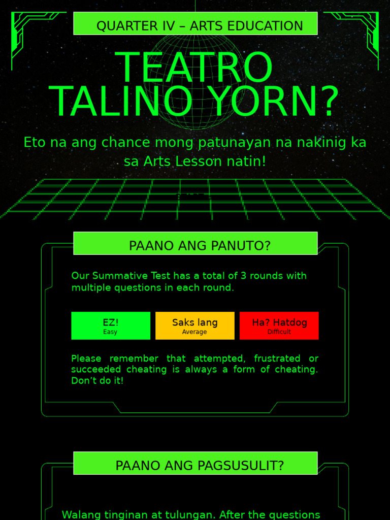 Quarter IV - Arts 10 Summative Assessment | PDF