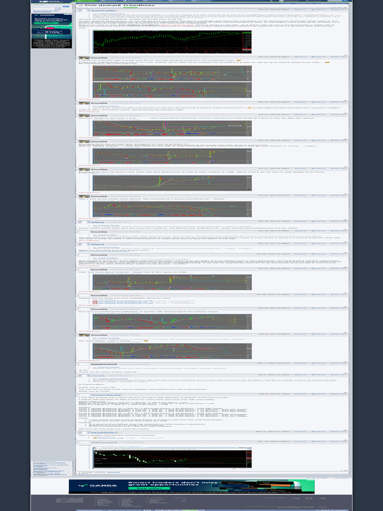 Tom DeMark Trendlines Discussion | PDF