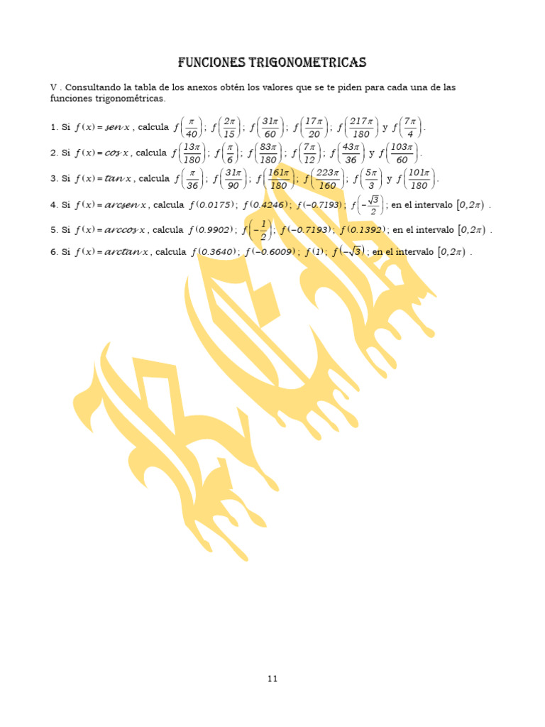 Funciones Trigonometricas-1 | PDF