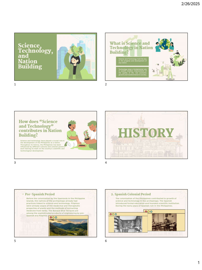 STS Lesson3 STandNationBuilding | PDF | Science | Philippines