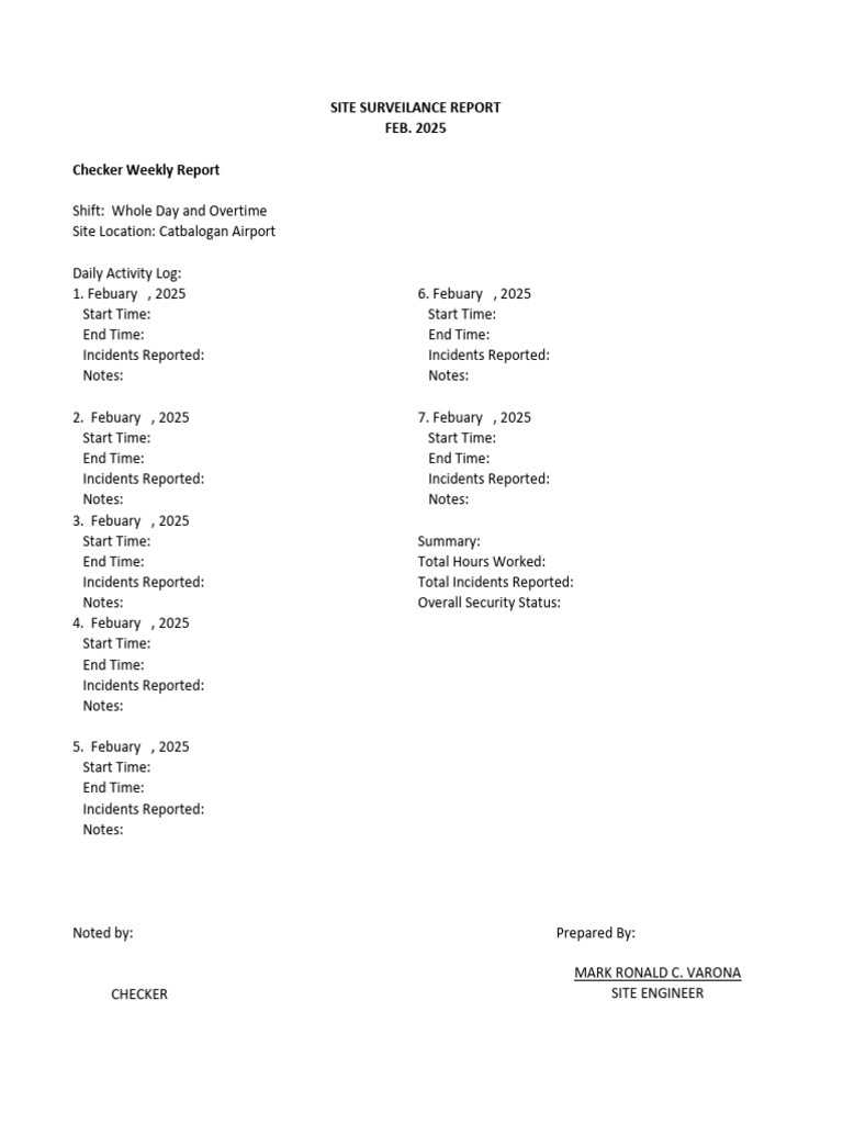 Checker Surveilance Report Phase-4 | PDF