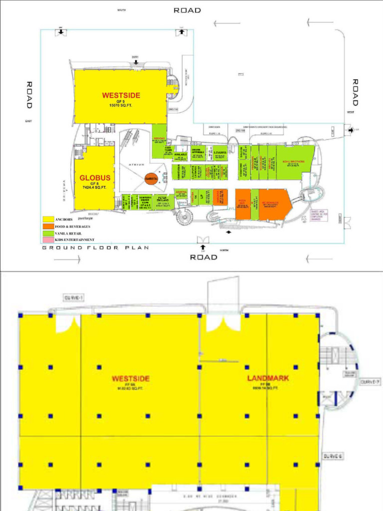 Wave Mall Lucknow Floor Plan | PDF