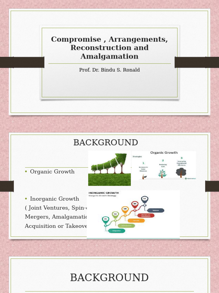 Business Growth: Mergers & Amalgamations | PDF | Mergers And ...