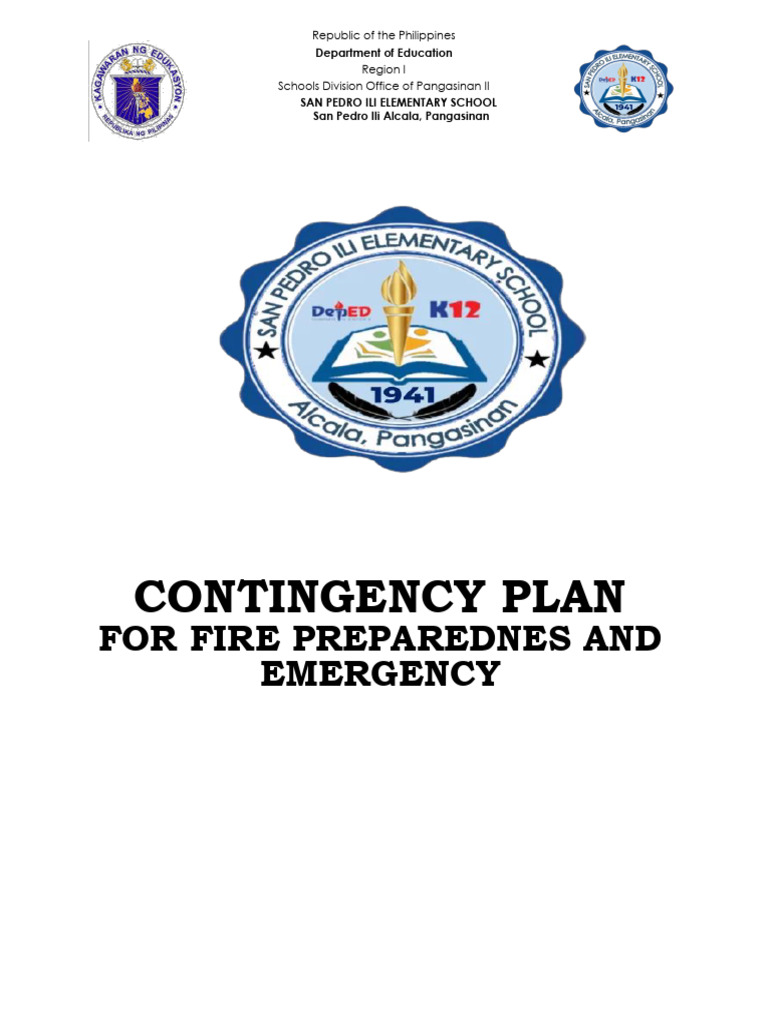 San-Pedro-Ili-Es Contingency Plan For Fire-2024 | PDF | Tropical ...