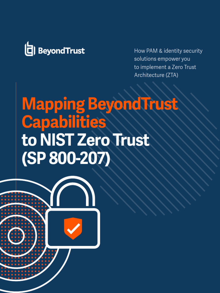 BT Mapping BeyondTrust Capabilities to NIST Zero Trust SP 800 207 2024 06-13-175114 Fxdb | PDF ...