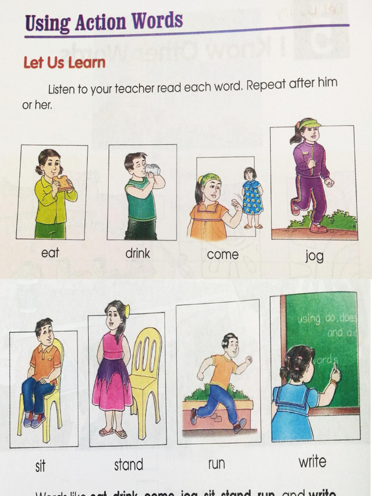 Action Words | PDF