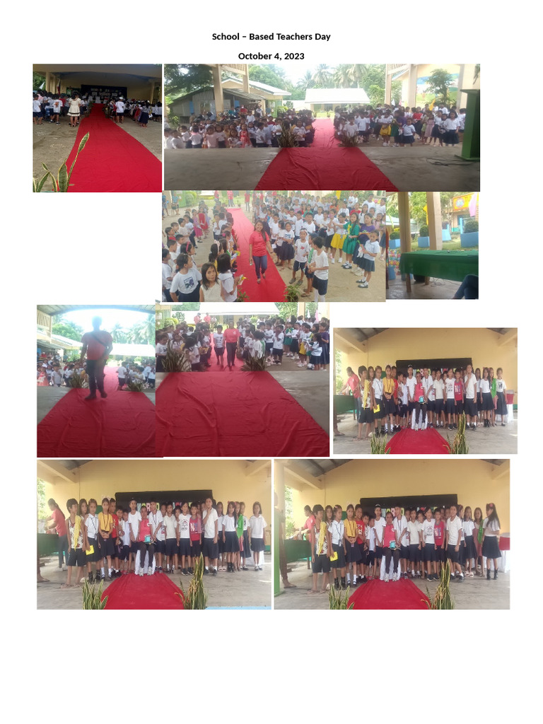 Teachers Day Celebration | PDF