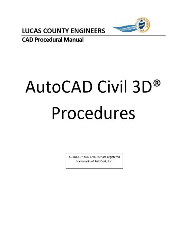 AutoCAD Civil 3D® Procedures (PDFDrive) | PDF | Auto Cad | Microsoft Excel