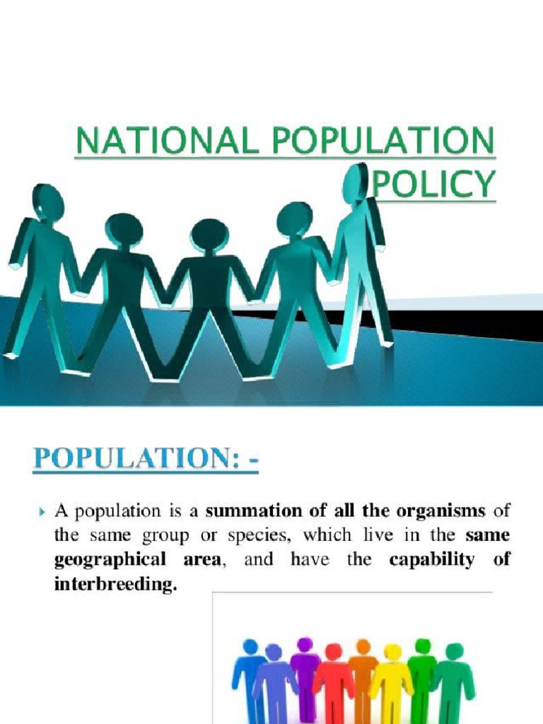 5-National Population Policy | PDF