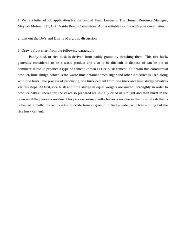 Job Application & Group Discussion Guide | PDF