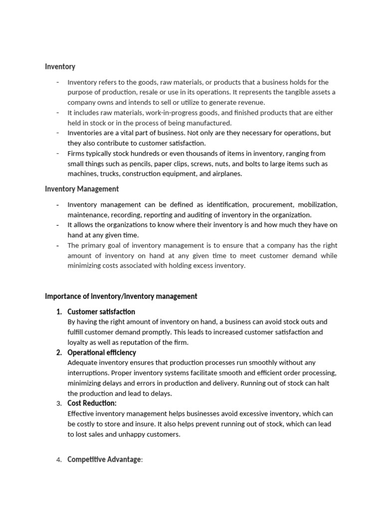 Essential Guide to Inventory Management | PDF | Inventory | Marketing