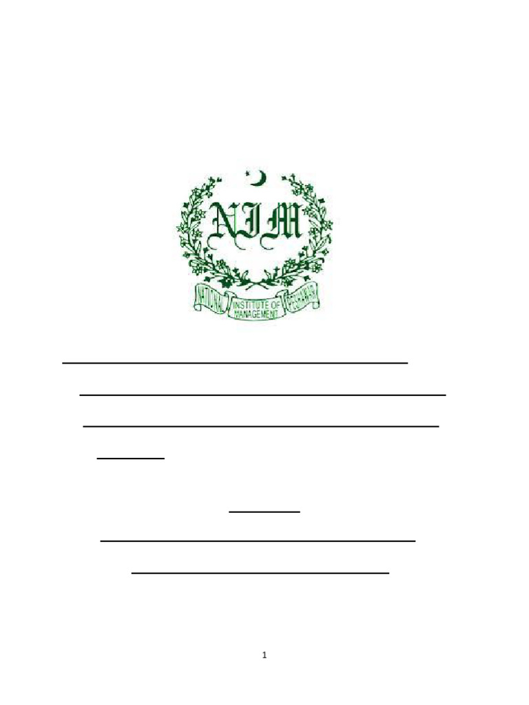 Muhammad Bashir Final IRP | PDF | Economies | Service Industries
