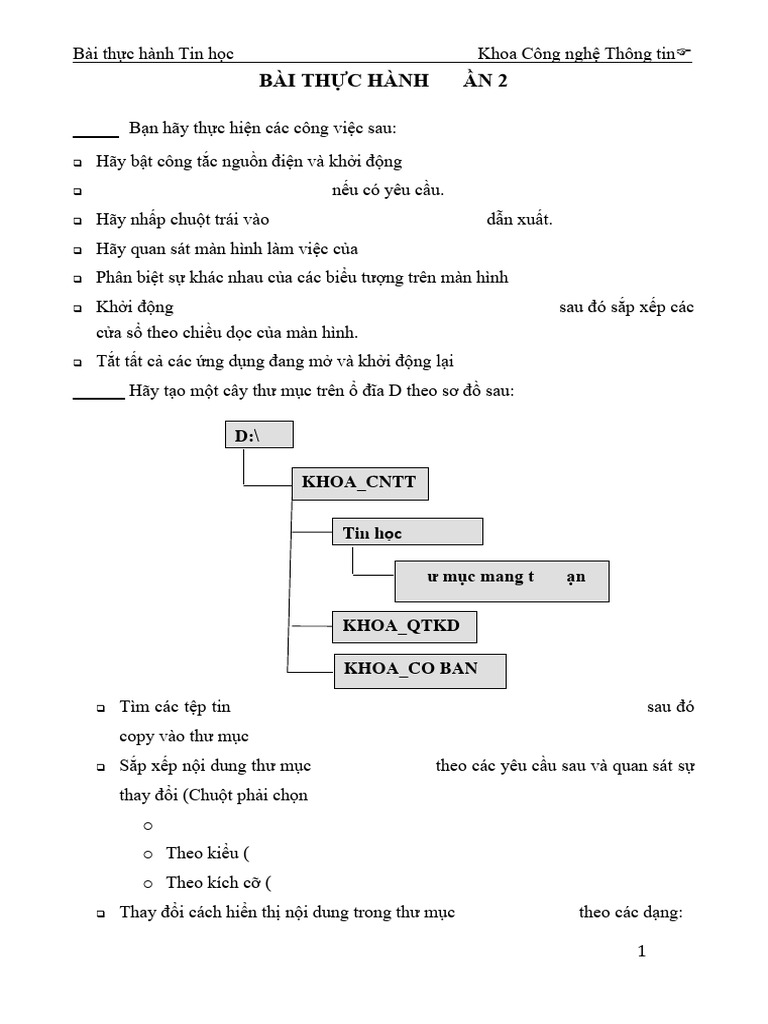 BTTH - Tin Hoc - Tuan - 02 | PDF