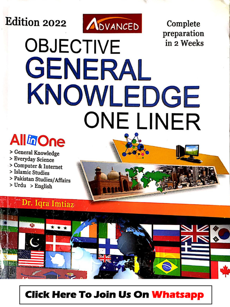 GK One Liner 2022 All in One by Dr Iqra Imtiaz | PDF