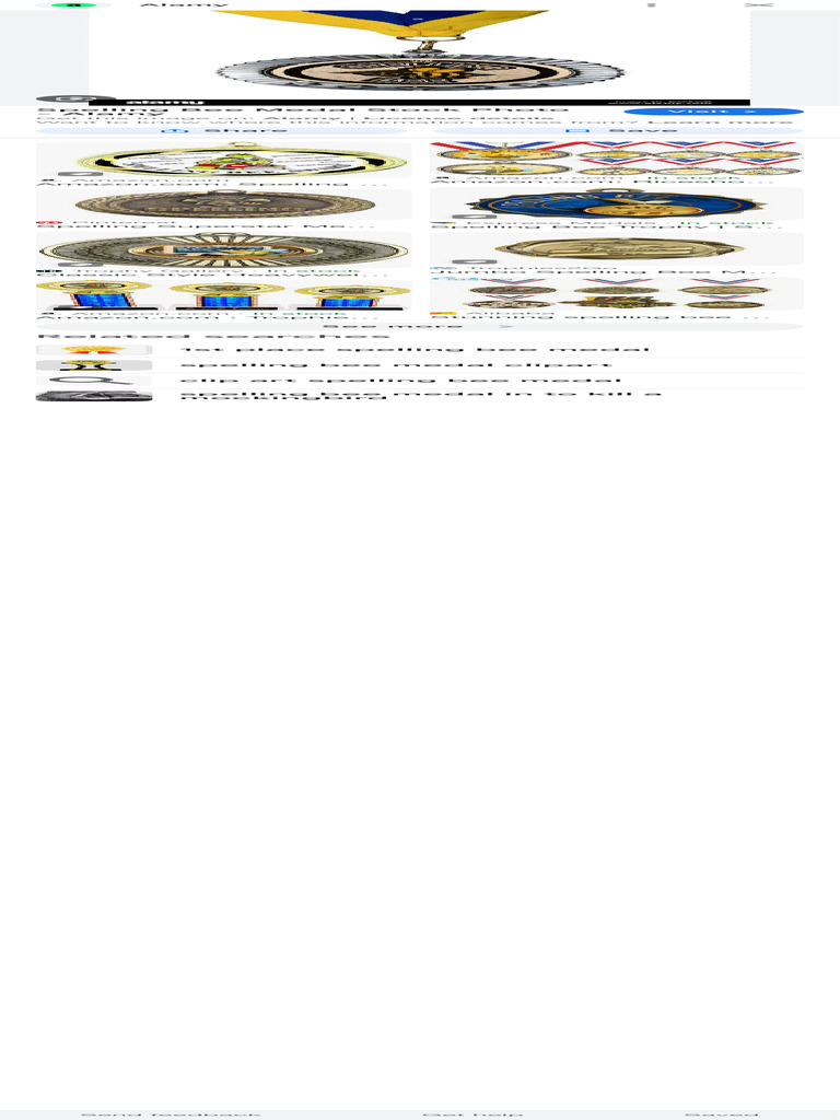 Spelling Bee Runner Up Medal - Google Search | PDF