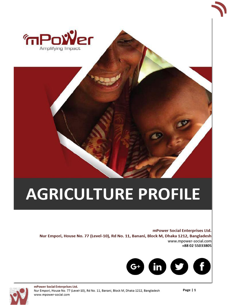 Agriculture Profile - Mpower Social Enterprises Limited | PDF | Agriculture | Livestock