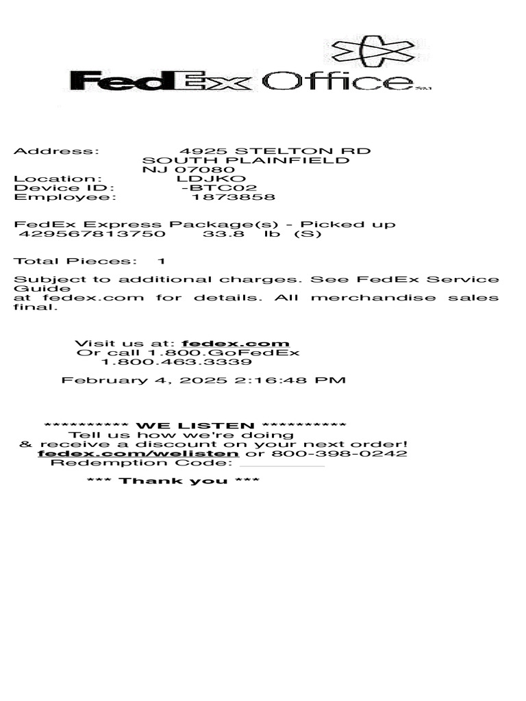Fedex | PDF