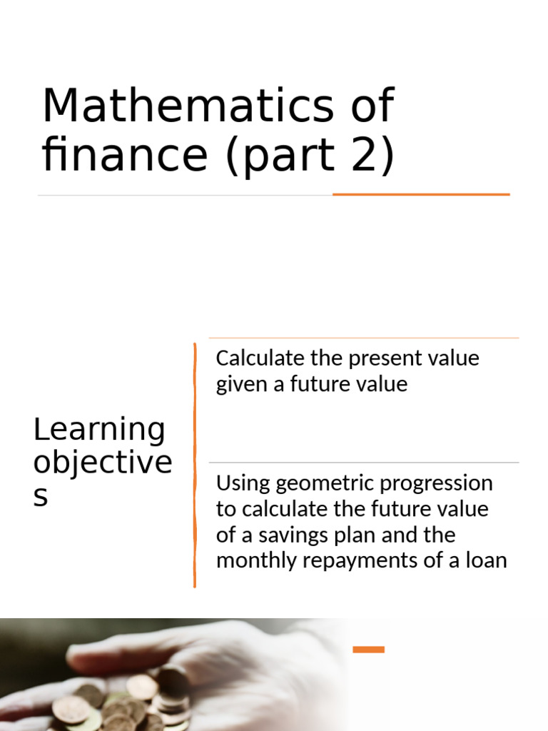 Chapter 3 Mathematics of Finance (Part 2) | PDF | Debt | Net Present Value
