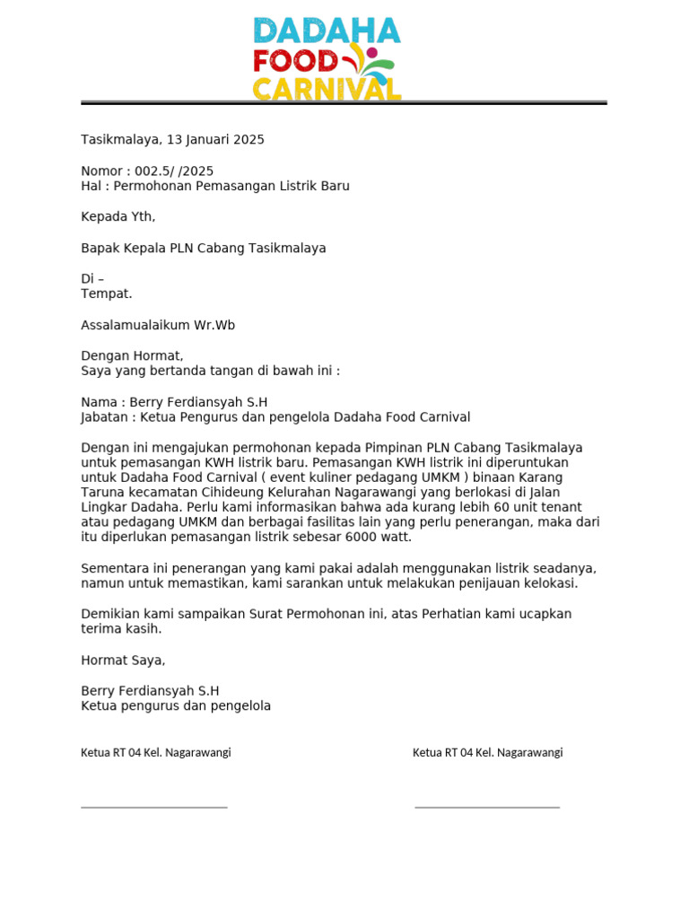 Pemasangan Listrik DFC | PDF