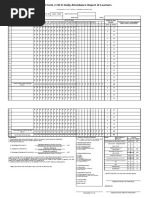 Attendance Sheet 2024 2025 | PDF