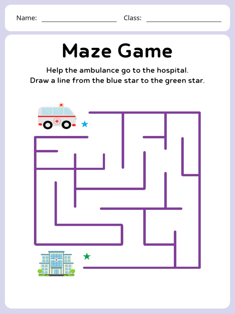 Engaging Maze Game Activities for Kids | PDF