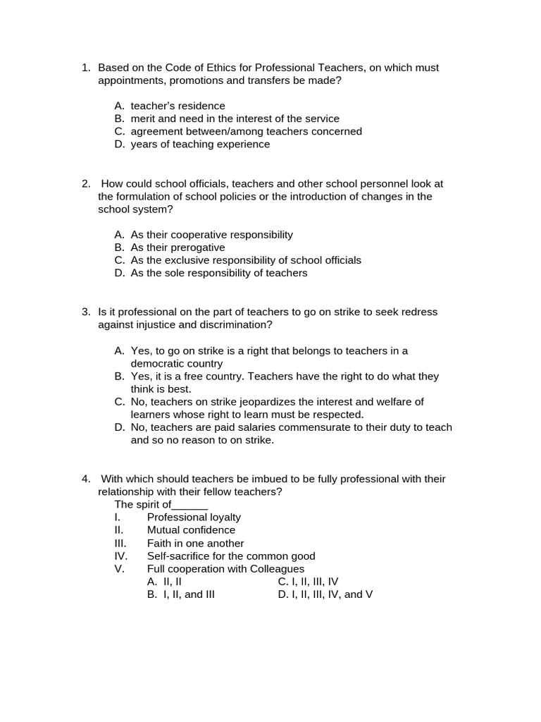 PROF ED 5 | PDF | Teachers | Justice