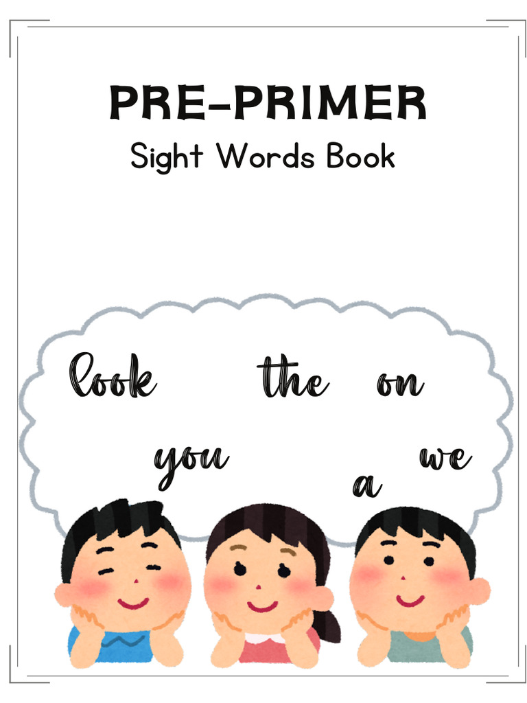 Red and White Simple English Sight Word - Are Worksheet | PDF