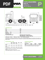 Scania P410 Euro 4 Chassis Specs | PDF | Anti Lock Braking System | Engines